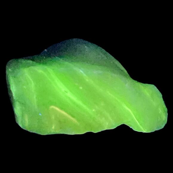 Unbranded | Other | Lime Green Layered Art Glass Cullet Glowing ...